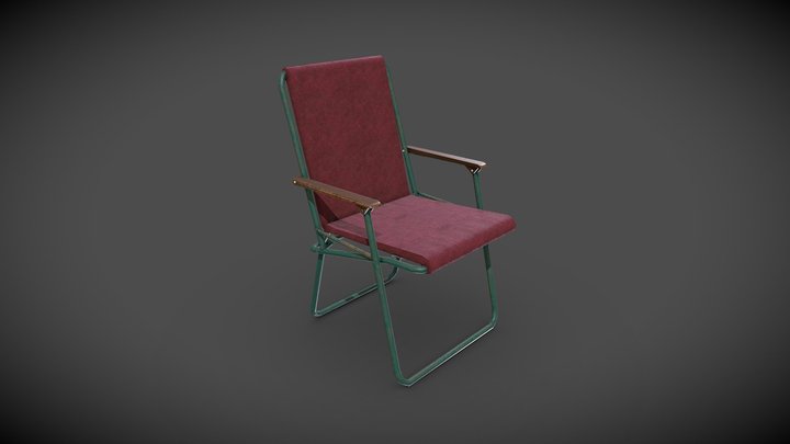 Folding-chair 3D models - Sketchfab