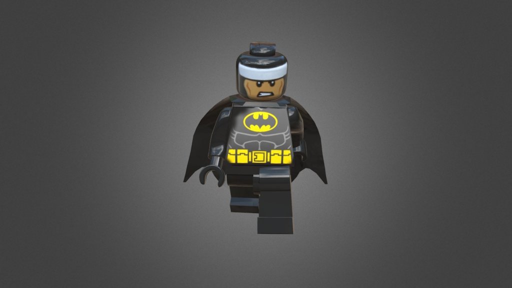 Batman Lego - 3D model by Bogdan (@brainerrr) [9ca8f7a] - Sketchfab