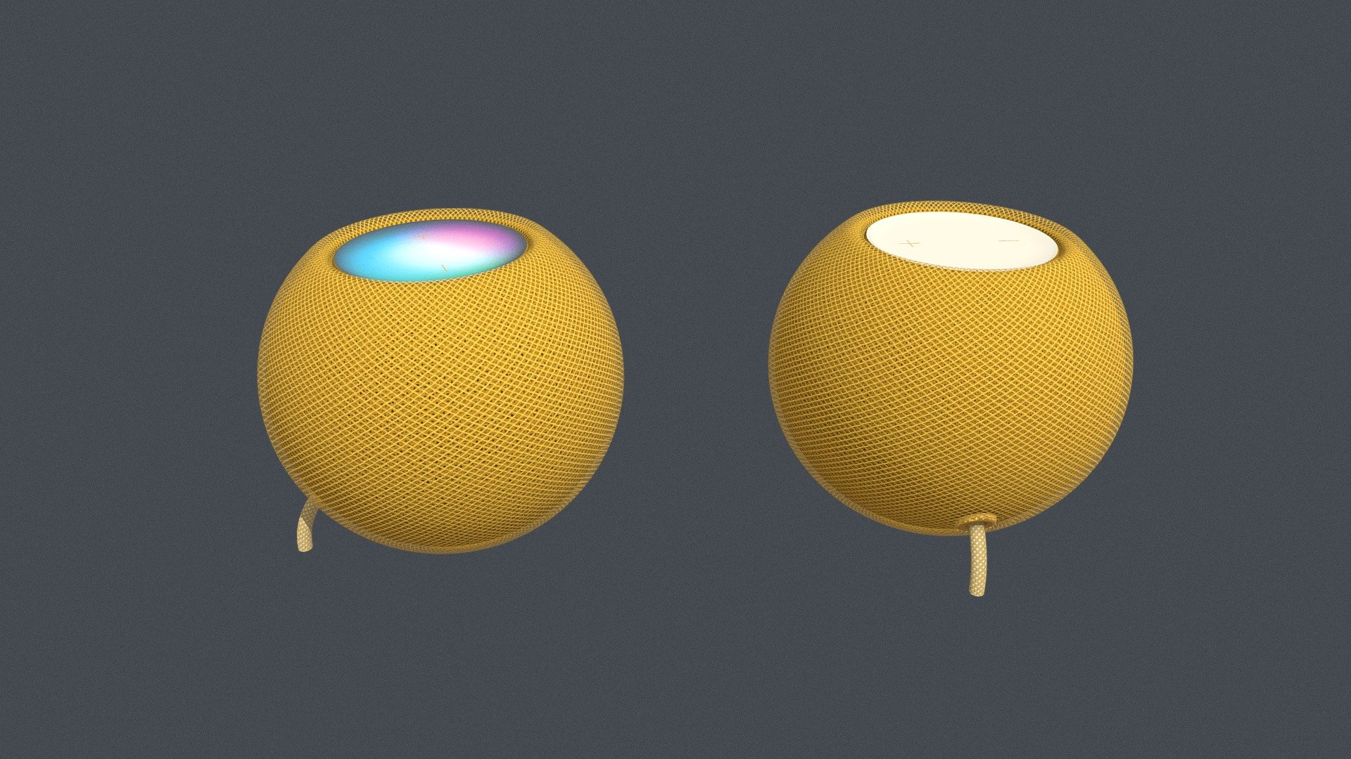 Apple HomePod mini 2024 Yellow - 3D model by dika3d (@ikad2023 ...
