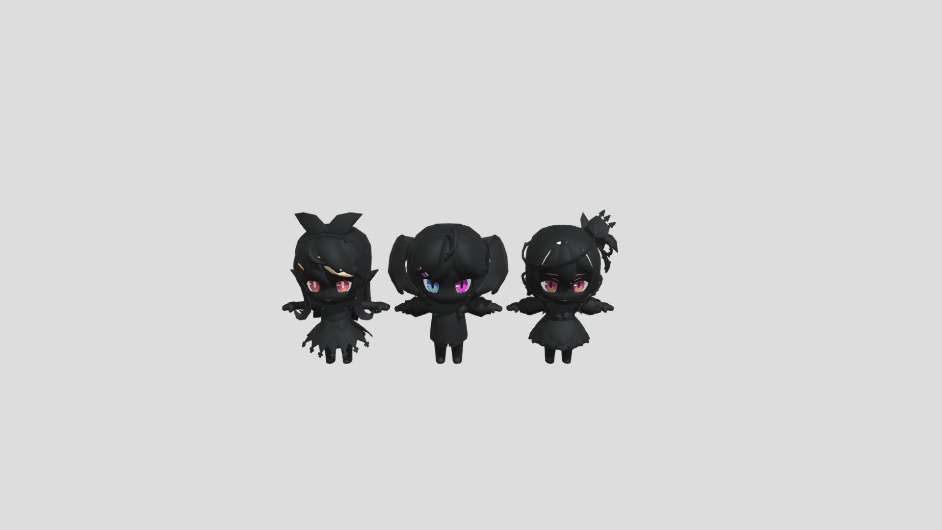 nijisanjien-chibi-selen-pomu-and-rosemi (1) - 3D model by piapelaez05 ...