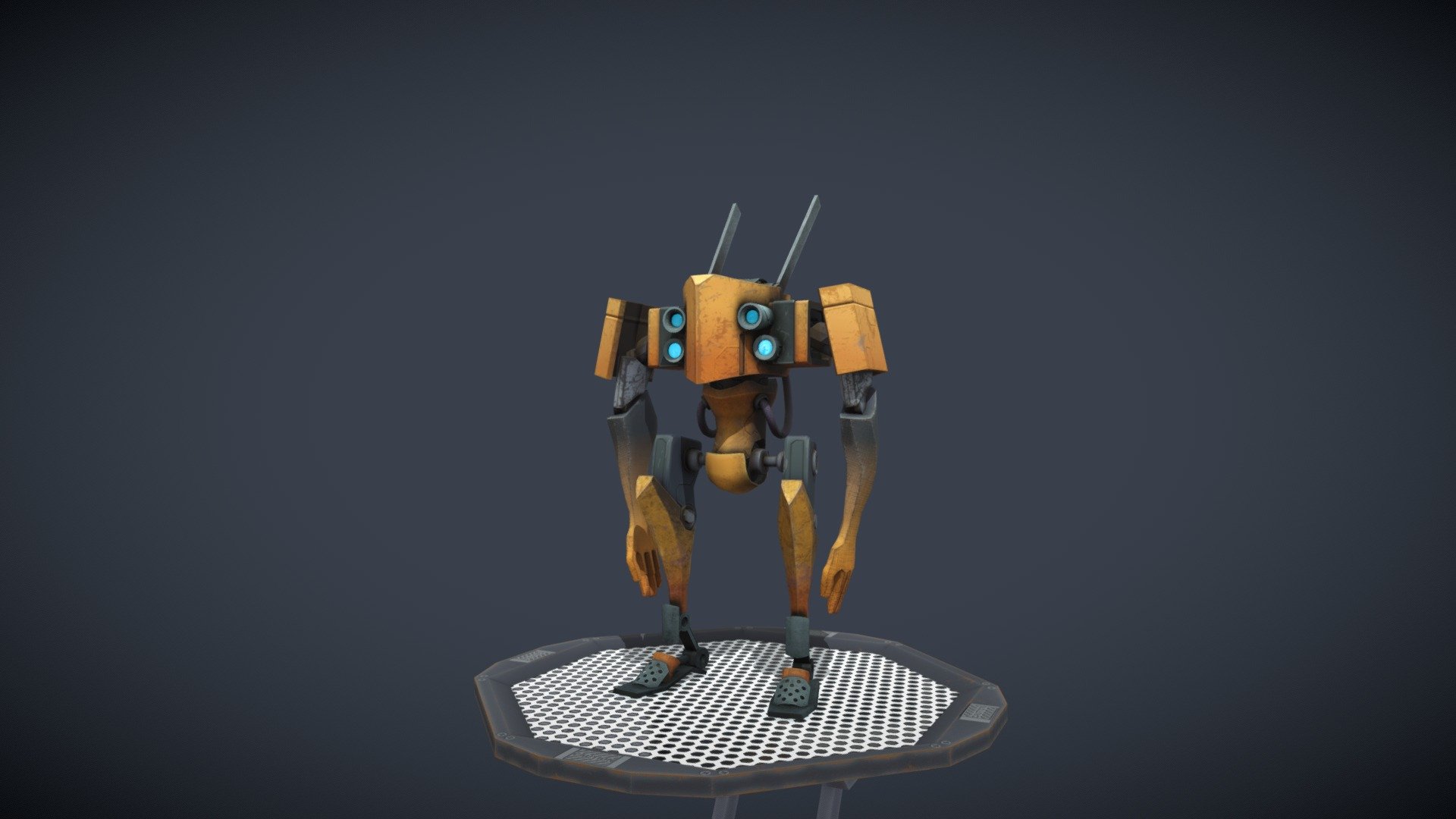Scout Mech - 3D model by Nixak [9caa8db] - Sketchfab