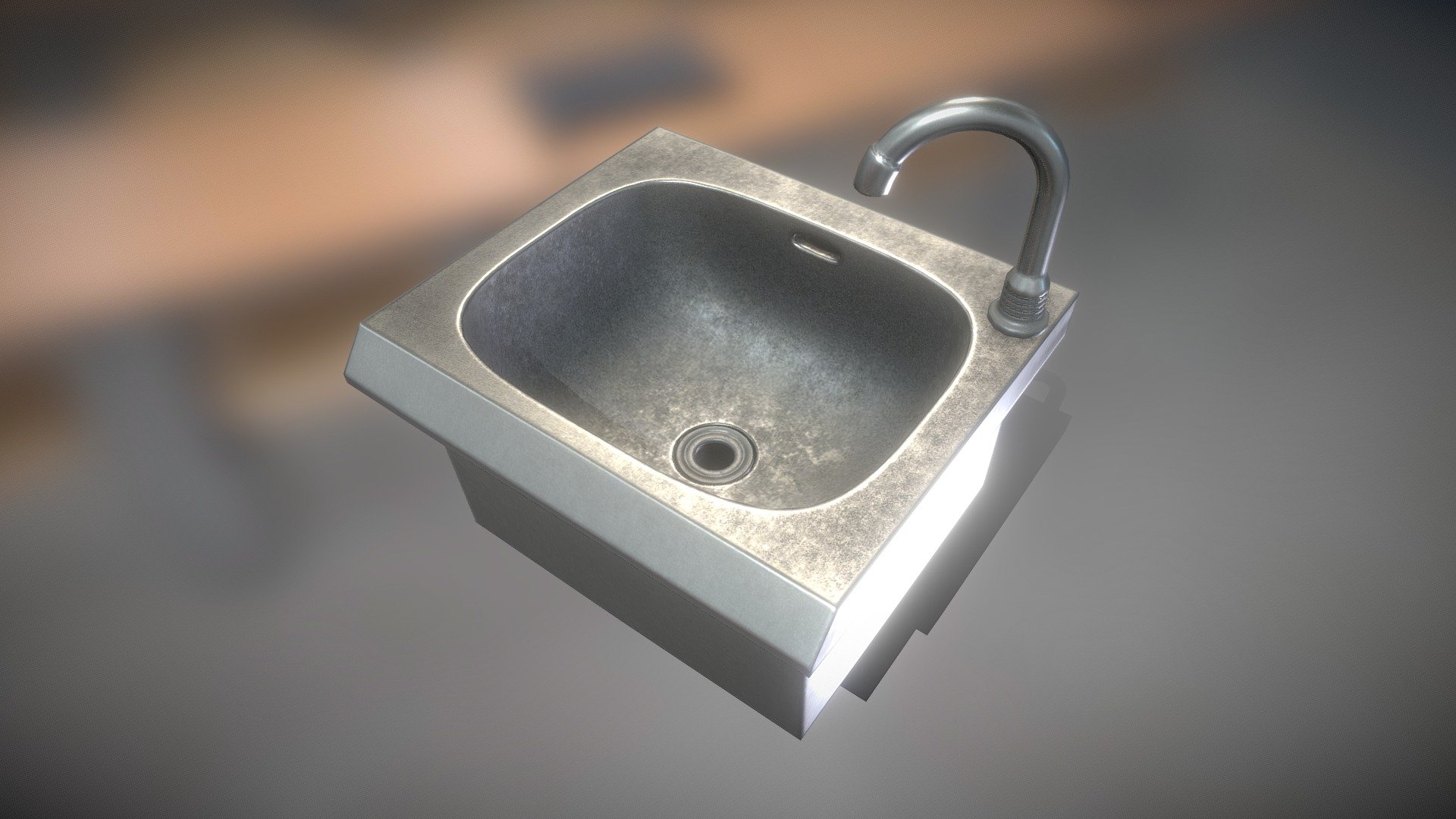 Public Metal Sink Version 1 - Buy Royalty Free 3D model by VIS-All-3D ...