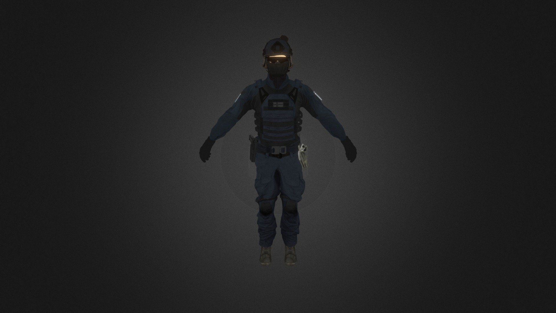Finnish Riot Police - Download Free 3D model by LEKSA (@LVDEV) [9caaa68 ...