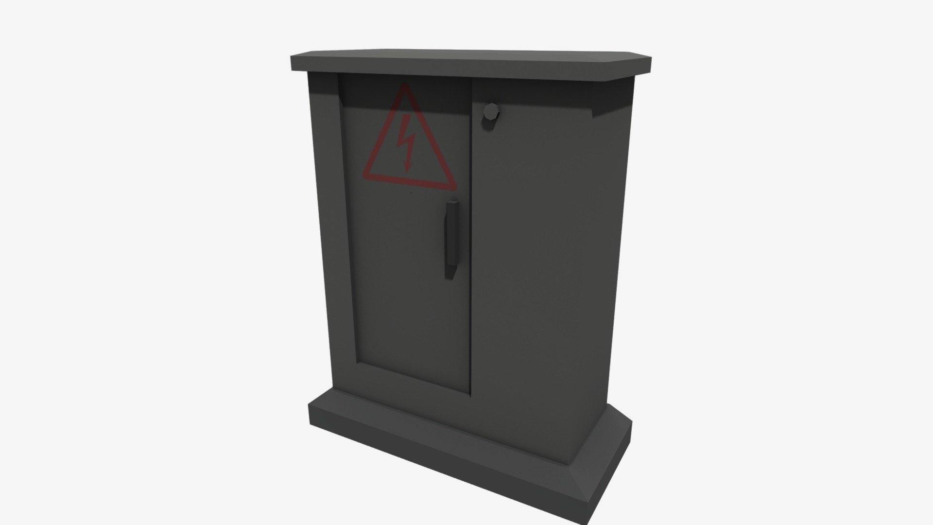 Low Poly Electrical Box - 3D model by samanthacford [9cabb29] - Sketchfab