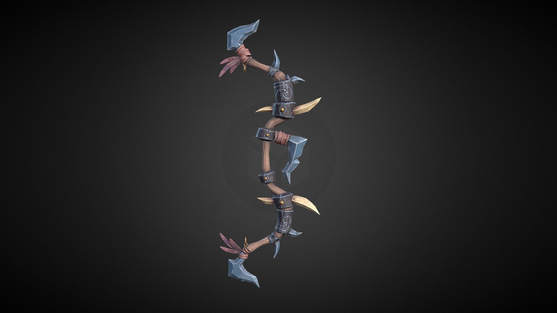Stylized Bow - 3D model by Oksana Nuzhna (@Oksana3D) [9cad6bb] - Sketchfab