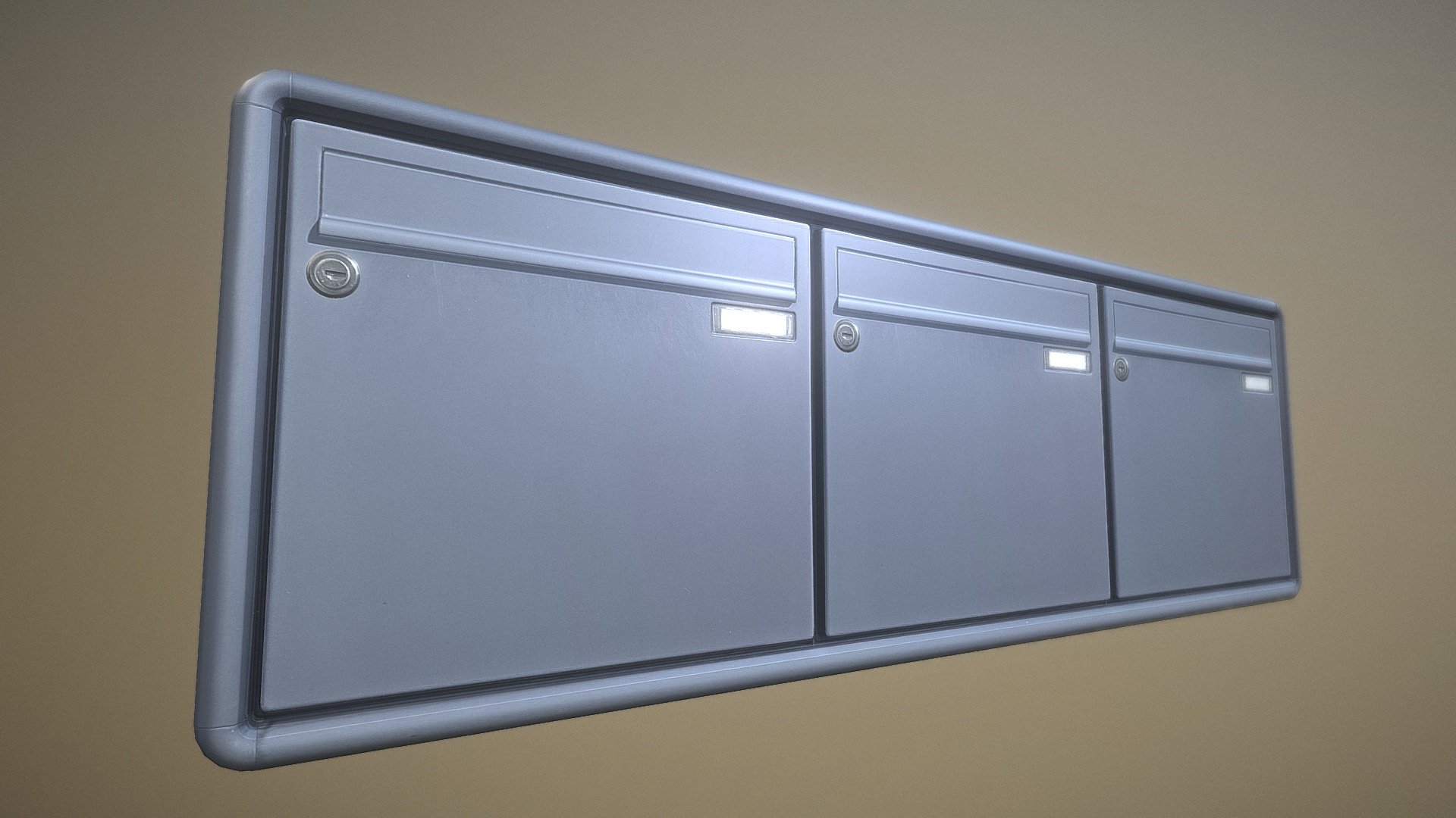 Mailbox (2) - Low-Poly - Buy Royalty Free 3D model by VIS-All-3D (@VIS ...