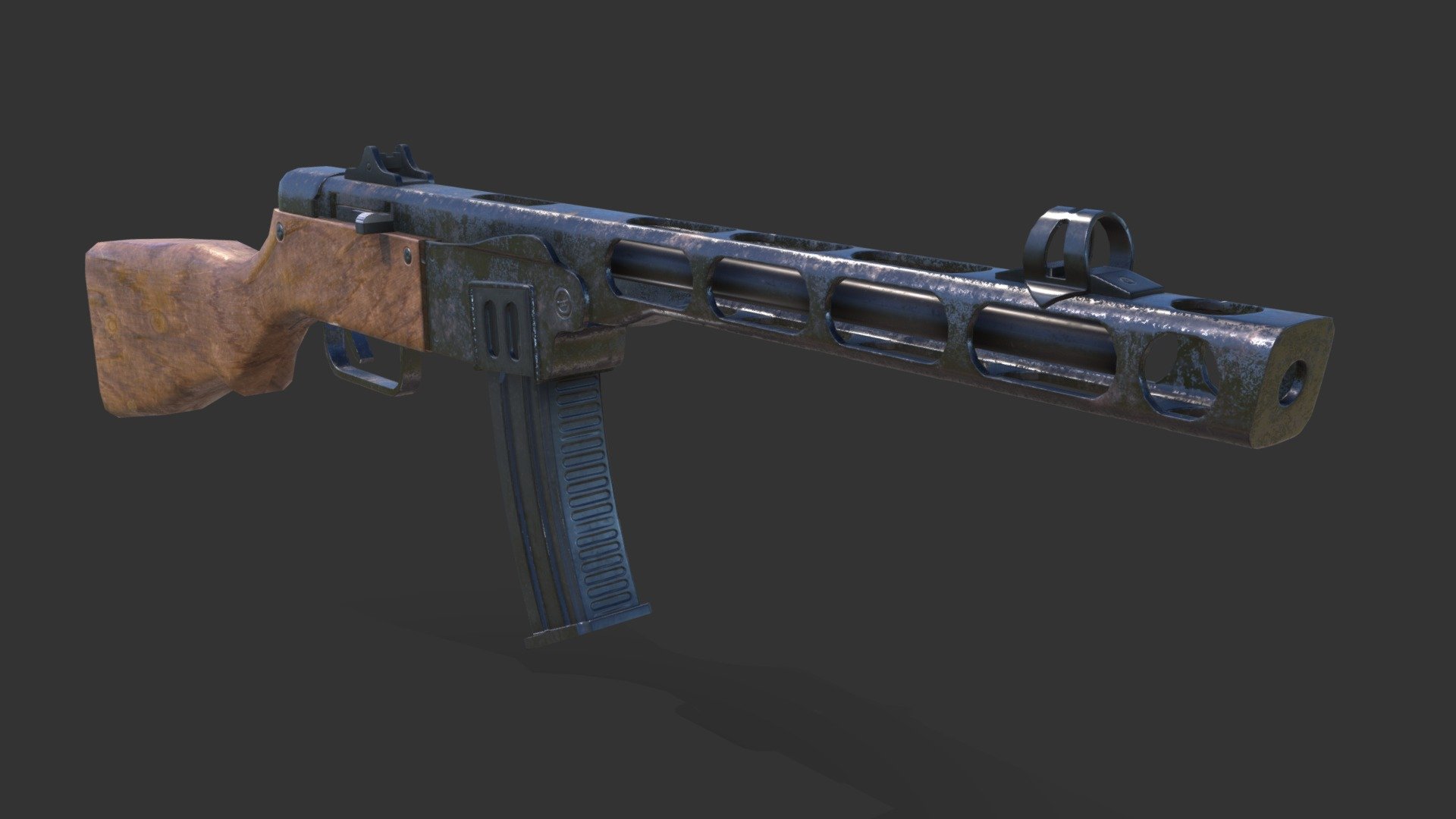 PPSh-41 - 3D model by Hax Lee (@hax_lee) [9cadcd8] - Sketchfab