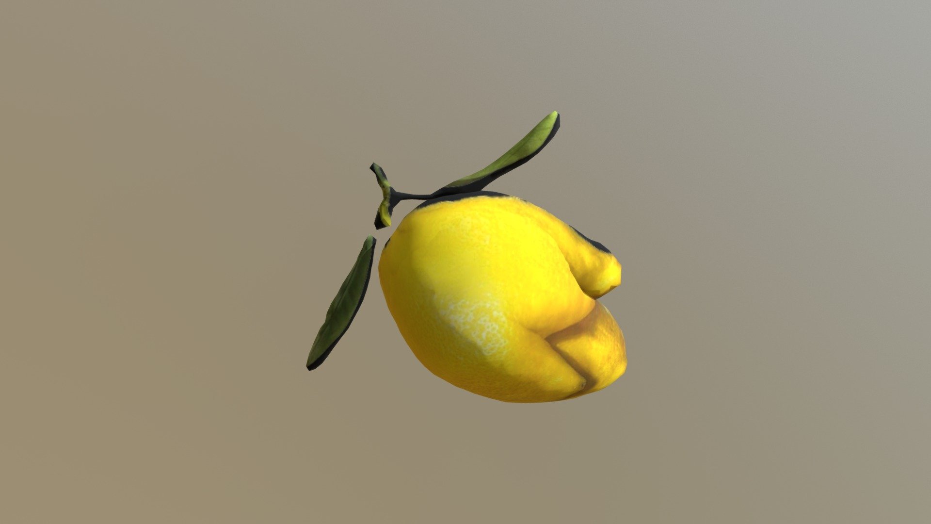 ugly lemon - 3D model by alexyzer [9cb3207] - Sketchfab