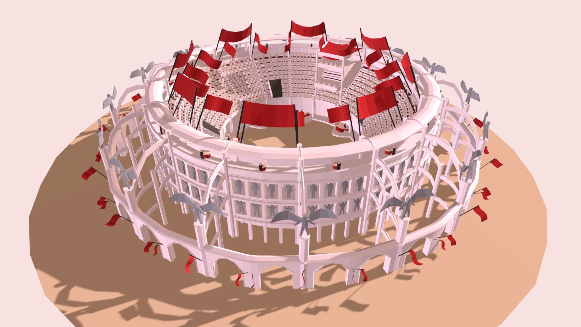 Colosseum wip block - 3D model by Marie Louise Prat (@louisunqueen ...