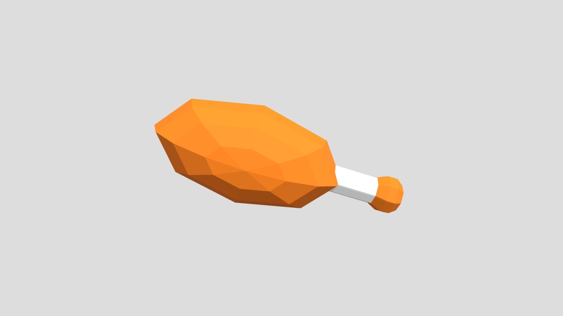Chicken leg low poly - Download Free 3D model by oksanaArthouse ...
