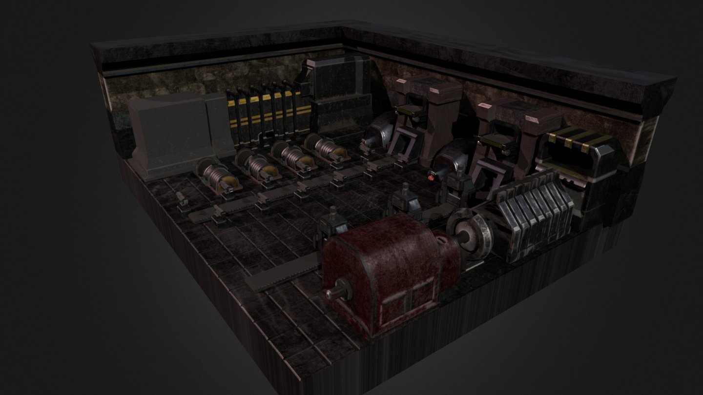 Factory scene - 3D model by MoronicMango [9cb4554] - Sketchfab