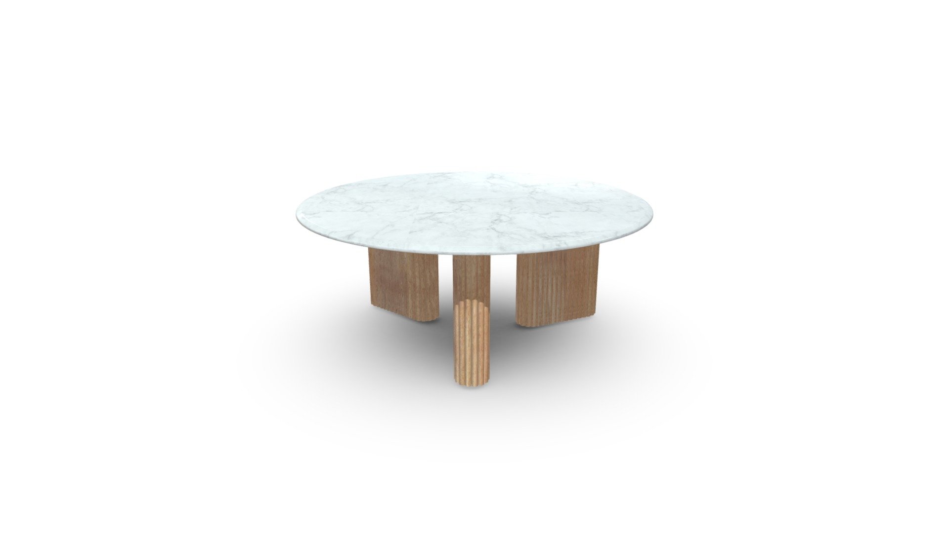 IDF Fluted Coffee Table - 3D model by Chilli Pepper Designs (@neilIDF ...