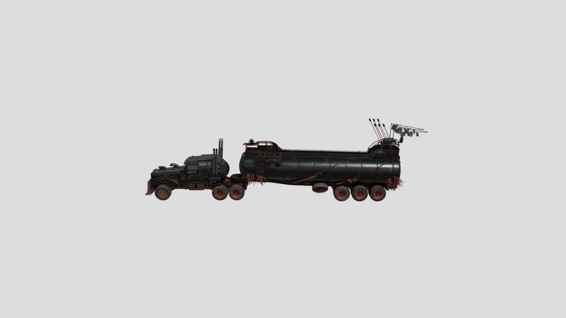 The_war_rig - Download Free 3D model by thimaporn.int [9cb89fb] - Sketchfab