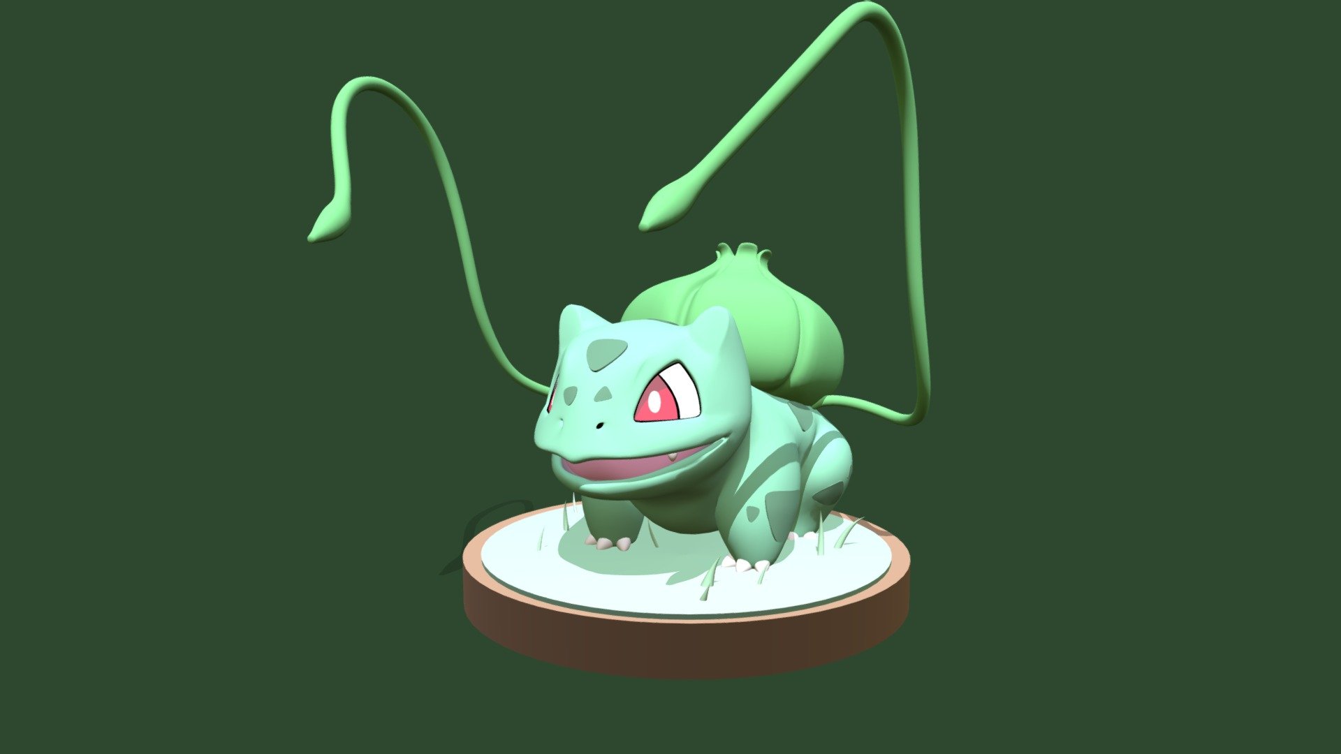 Bulbasaur Pokemon Model - Download Free 3D model by spritemare [9cb8b95 ...