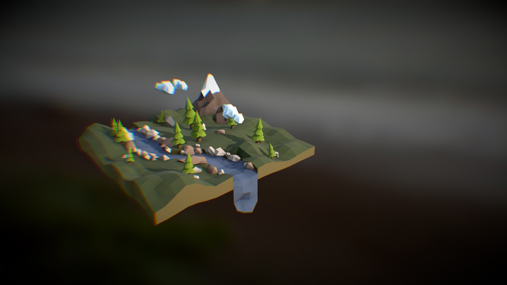 Landscape - 3D model by darins [9cbb262] - Sketchfab
