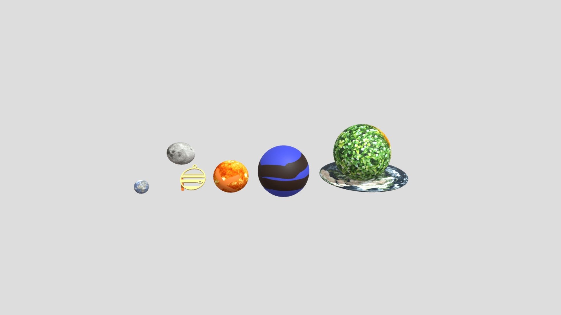 Fake Planet - 3D model by n.sugiarto8 [9cbb287] - Sketchfab