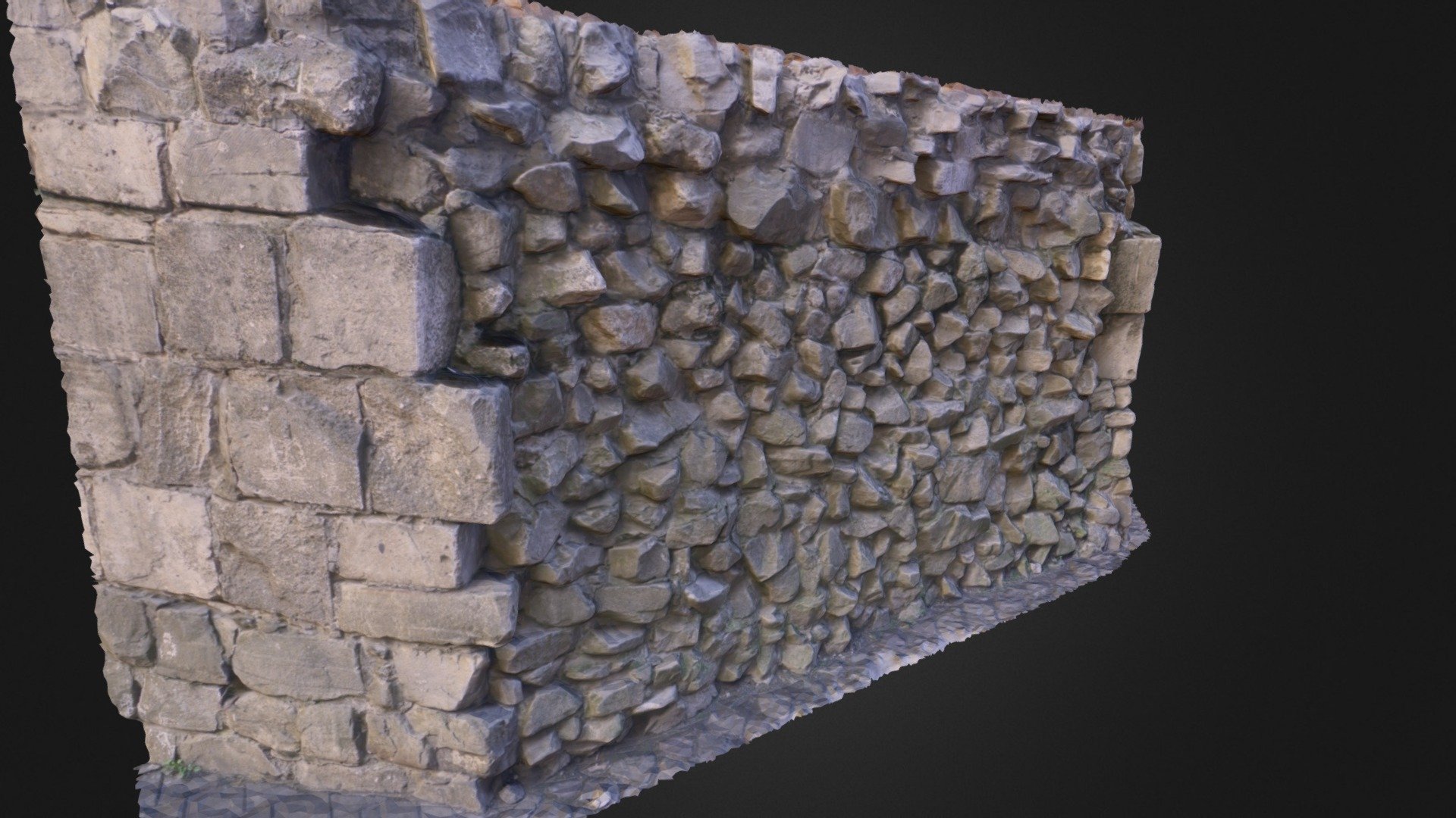 Lviv Stone Wall - Download Free 3D model by 34d.xyz [9cbc2d6] - Sketchfab