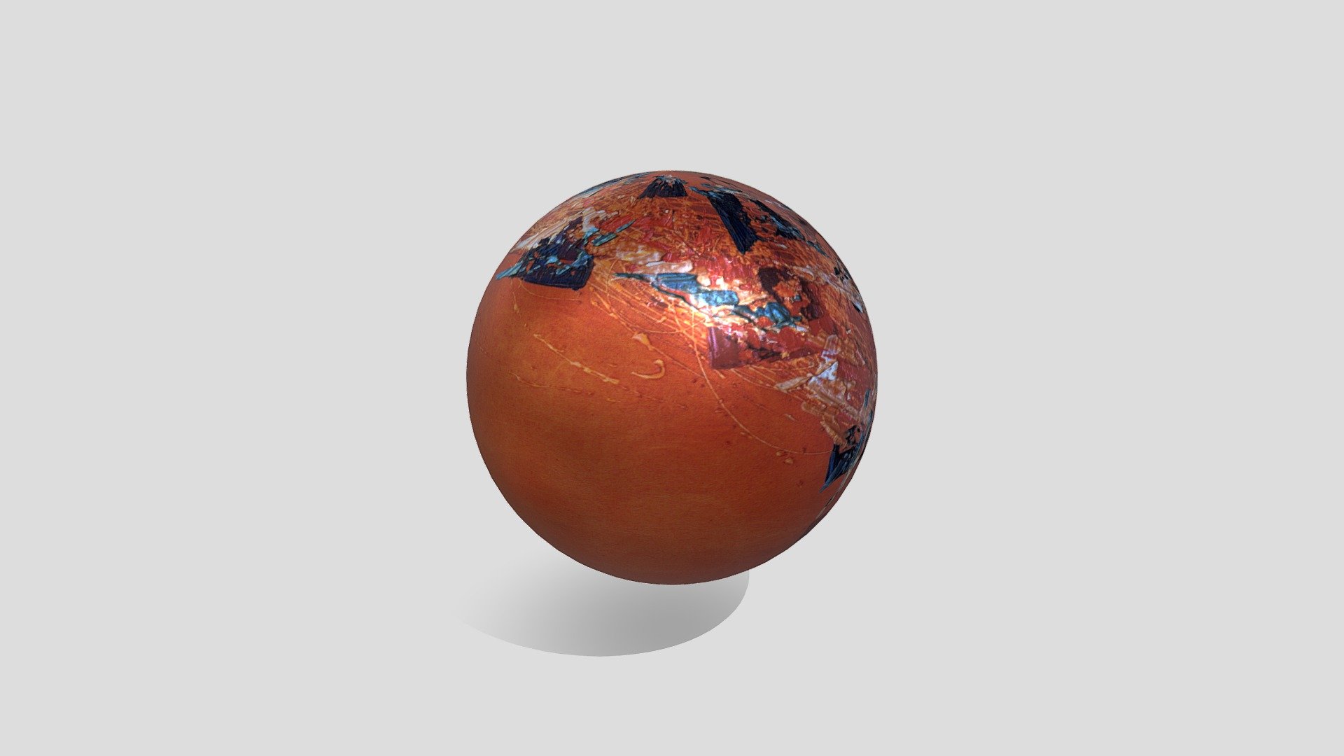 OIL Sphere I - 3D model by Sarah Montani (@aptiq) [9cbcdc2] - Sketchfab