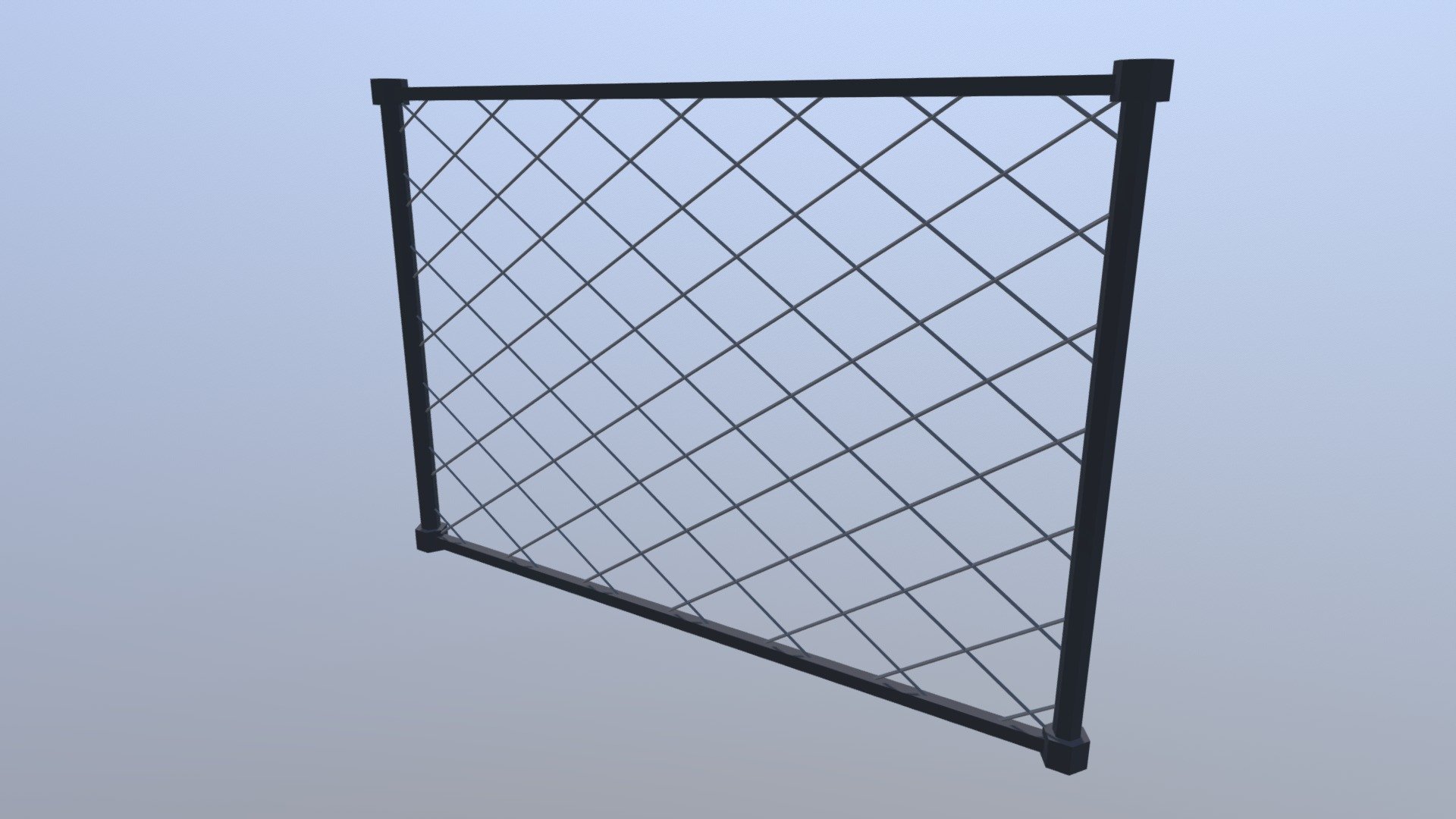Chain Fence - 3D model by Rivi96 [9cbd662] - Sketchfab