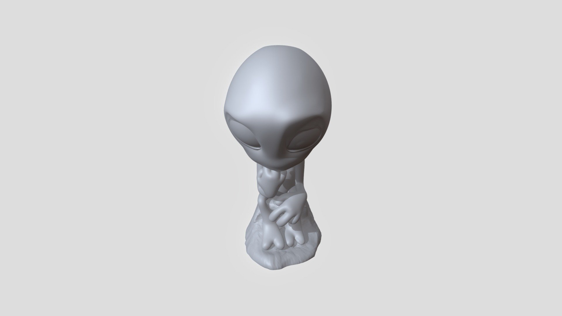 Gray Thinker_CULTS - 3D model by rickybru3d [9cbf9d8] - Sketchfab