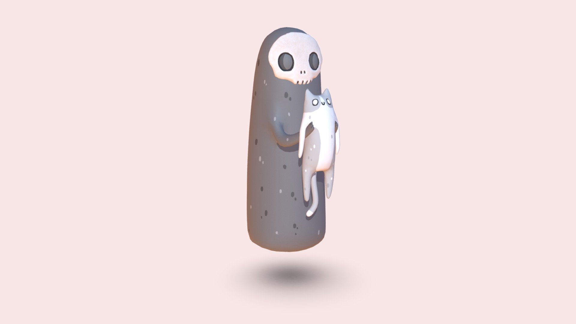 Reaper and Cat - 3D model by FantastiskaFrida [9cc1005] - Sketchfab