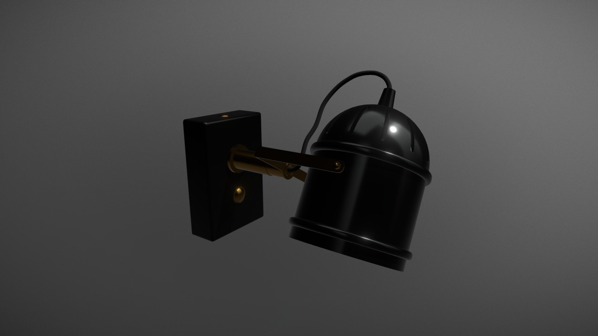 Wall Reading Light - 3D model by Inferix [9cc12ea] - Sketchfab