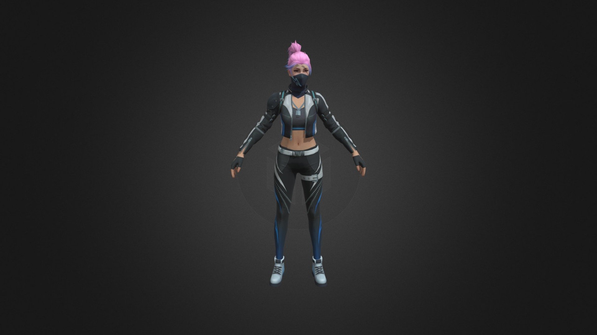 Free Fire Female Bundle model - Download Free 3D model by NoRulesYT ...