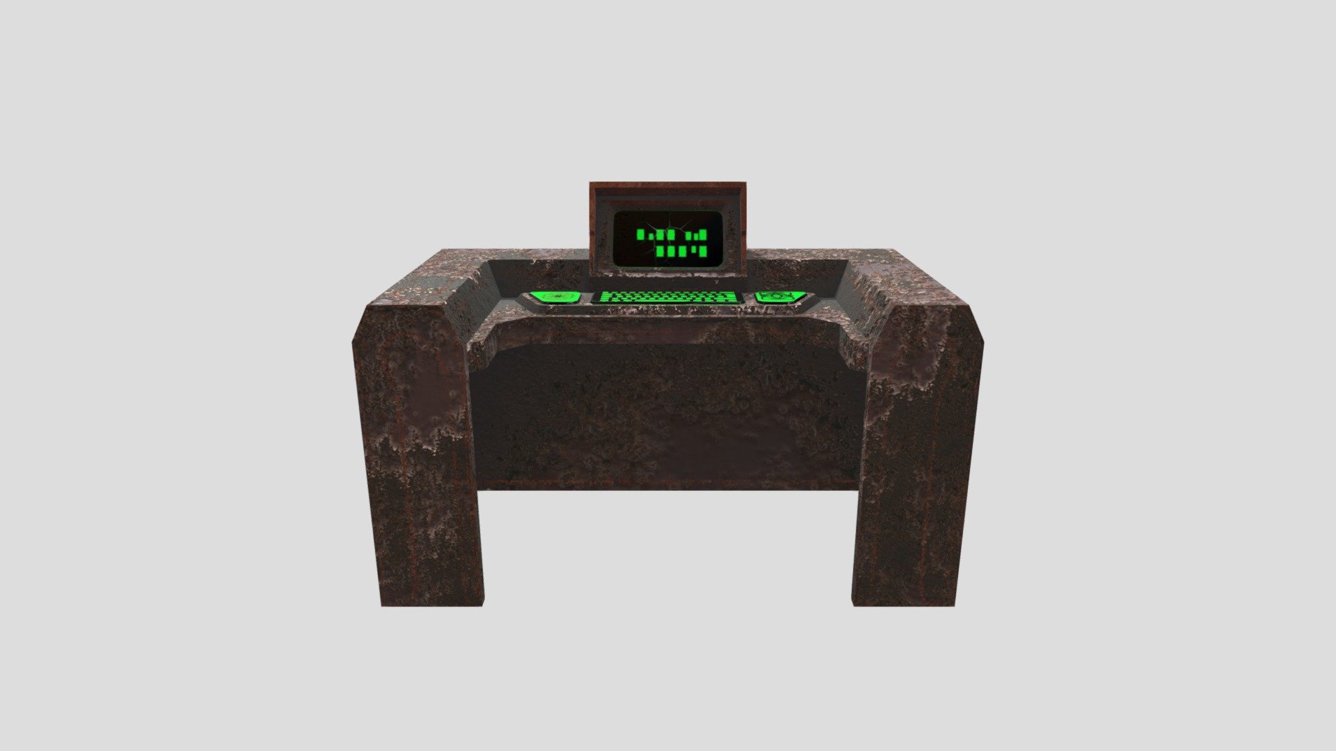 Rusted alien computer - 3D model by dmarinchima [9cc1e7d] - Sketchfab