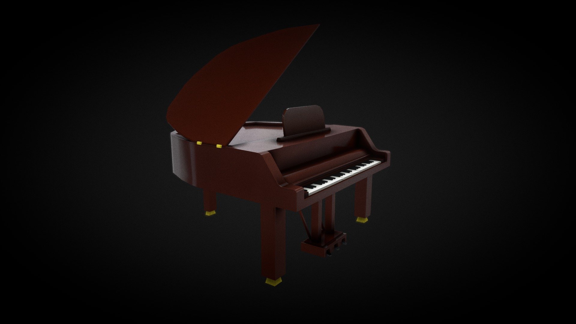 Classical Piano - 3D model by Rafael_Camargo [9cc1f67] - Sketchfab