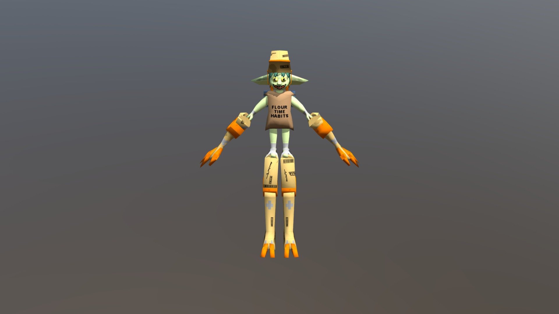 Cyberfunk Goblin - 3D model by nethulmeow [9cc20c0] - Sketchfab