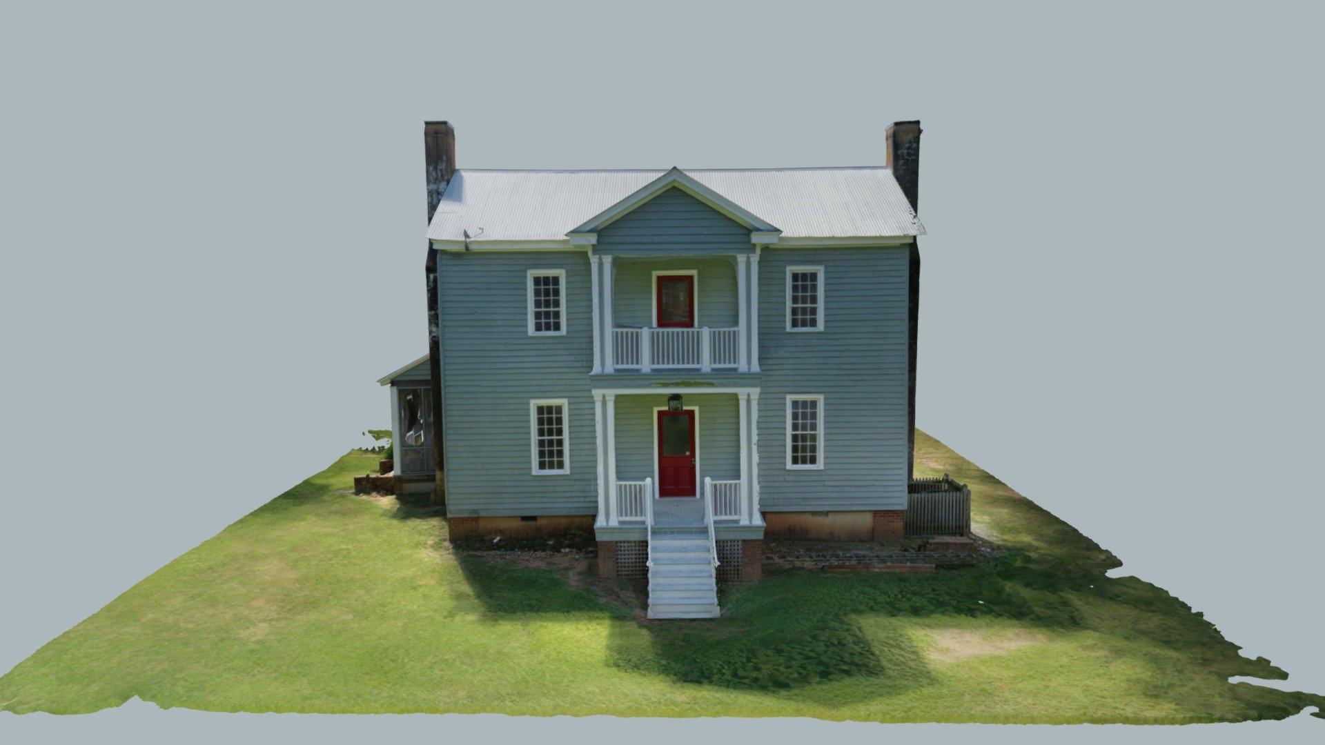 Kimble-Crawley-Davis House - 3D model by MMCGA [9cc41f8] - Sketchfab