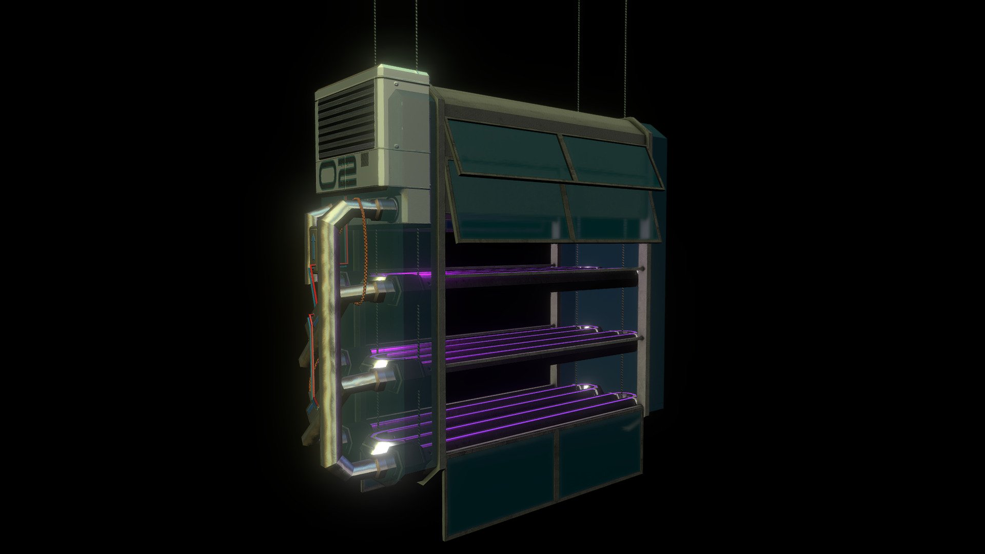 Atmosphearic Water Gen AIO Aqua Ponics - 3D model by Scott Thompson ...