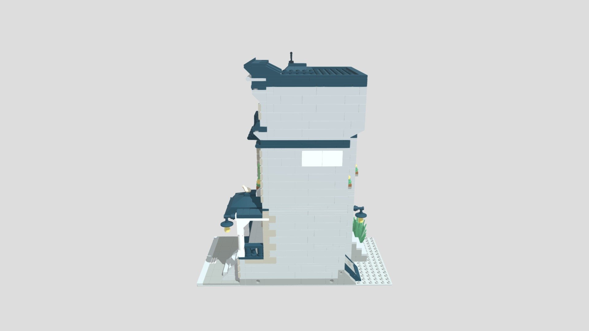 MOC Modular Building 01 - 3D model by benfrey [9cc6858] - Sketchfab