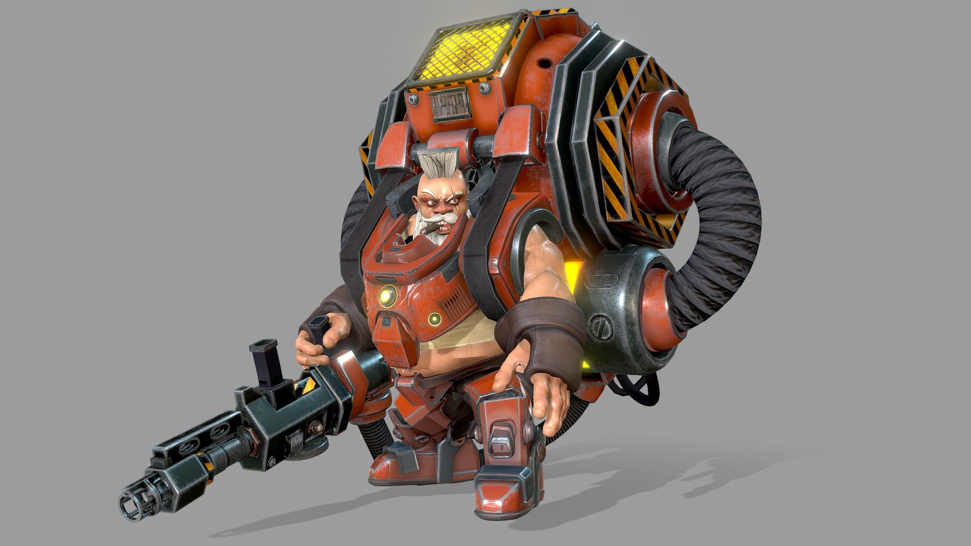 Heavy_Flammer - 3D model by mariosenaie [9cc6d7b] - Sketchfab