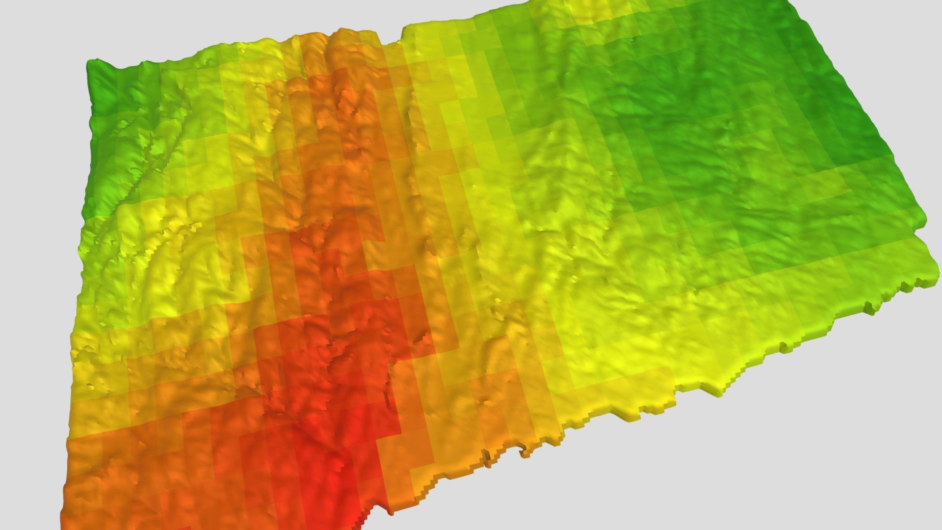 Bouguer Gravity & Elevation: Connecticut - Download Free 3D model by ...
