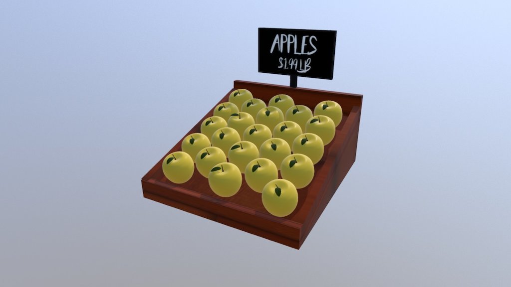 Apple Stand - 3D model by casscadence [9cc8f67] - Sketchfab