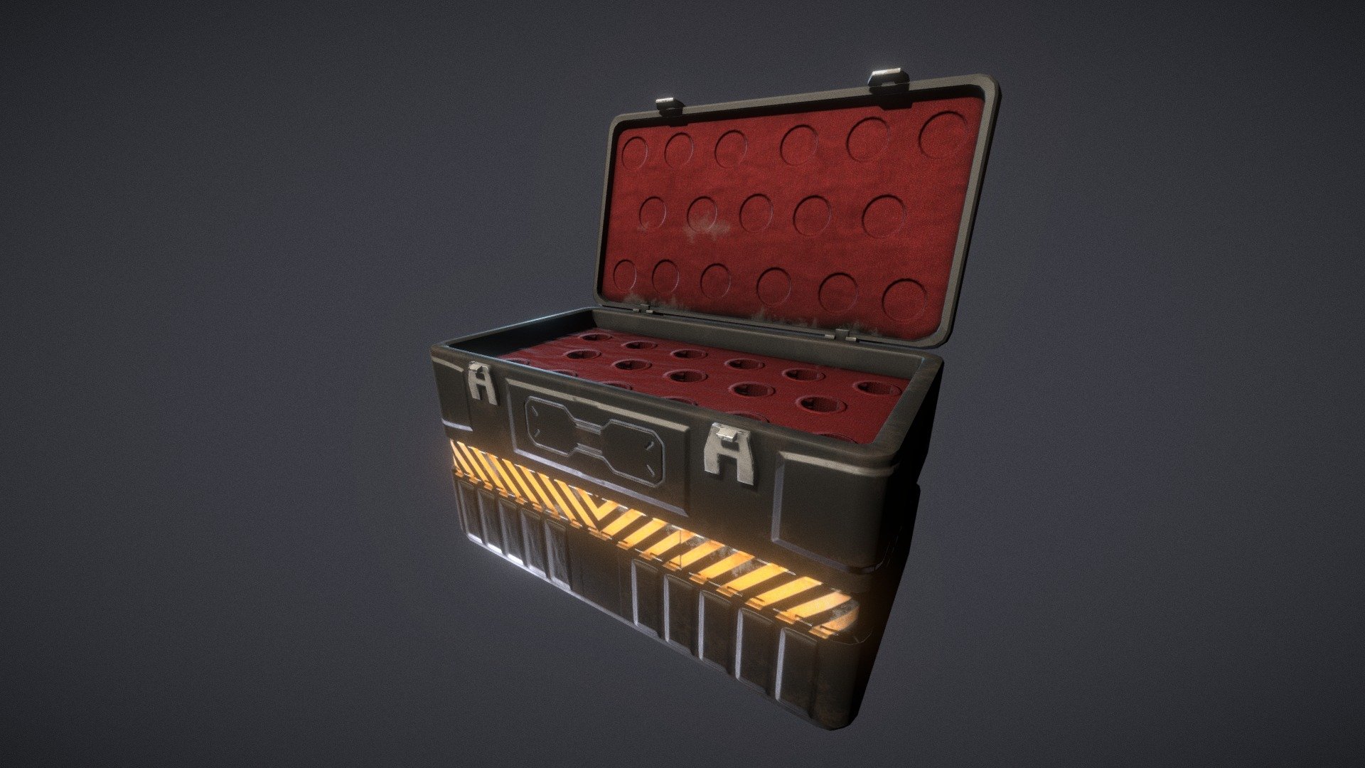 SciFi Biohazard Crate - 3D model by Arodin [9ccb96e] - Sketchfab