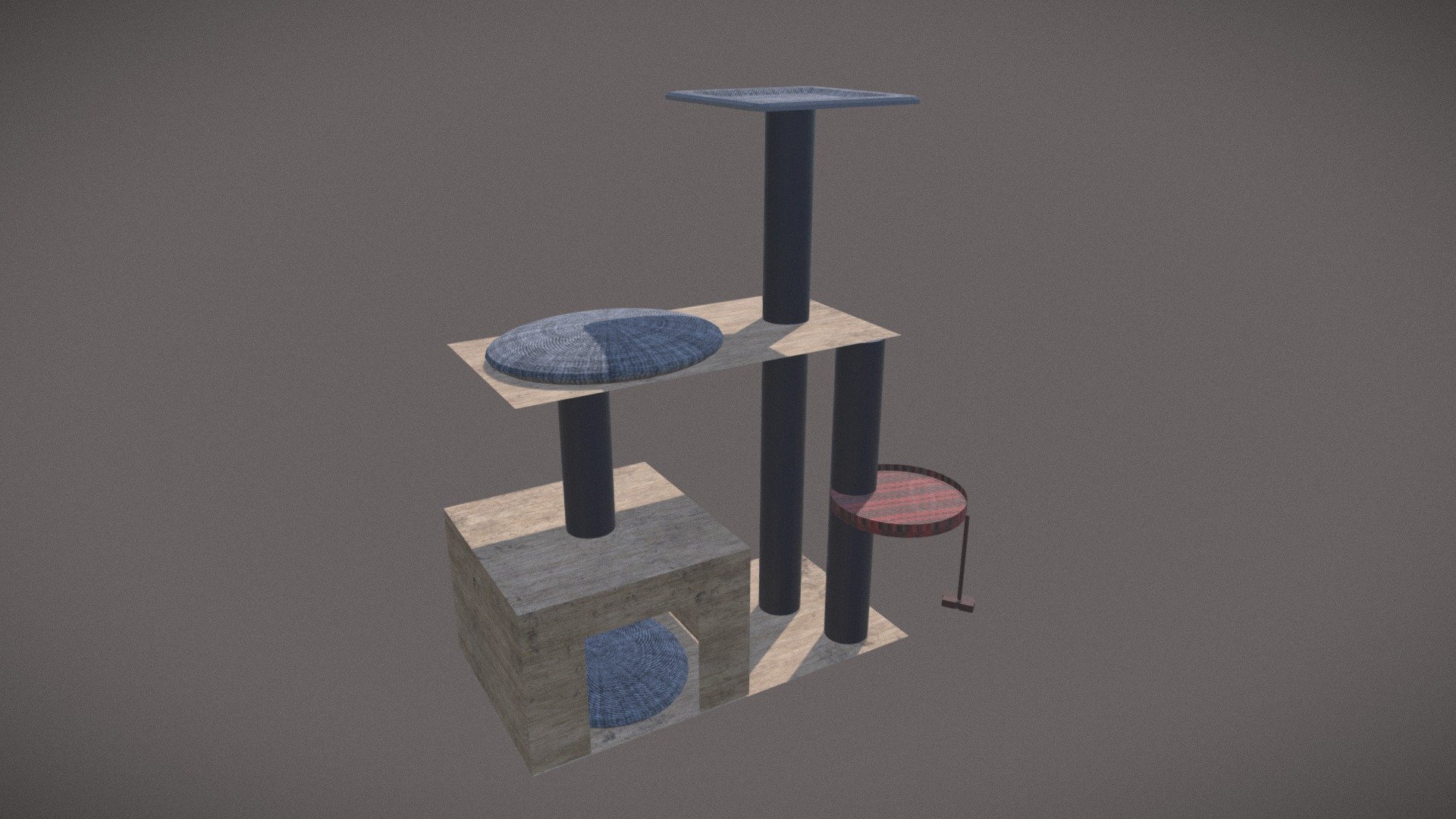scratching post for cats - Download Free 3D model by volkova09 [9cce4d2 ...