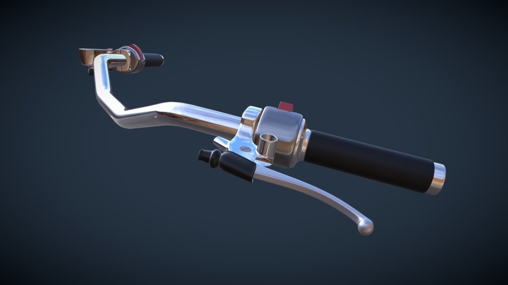 Motorcycle - Parts - Handlebar - 3D model by koppany3dwork [9ccfbe8 ...