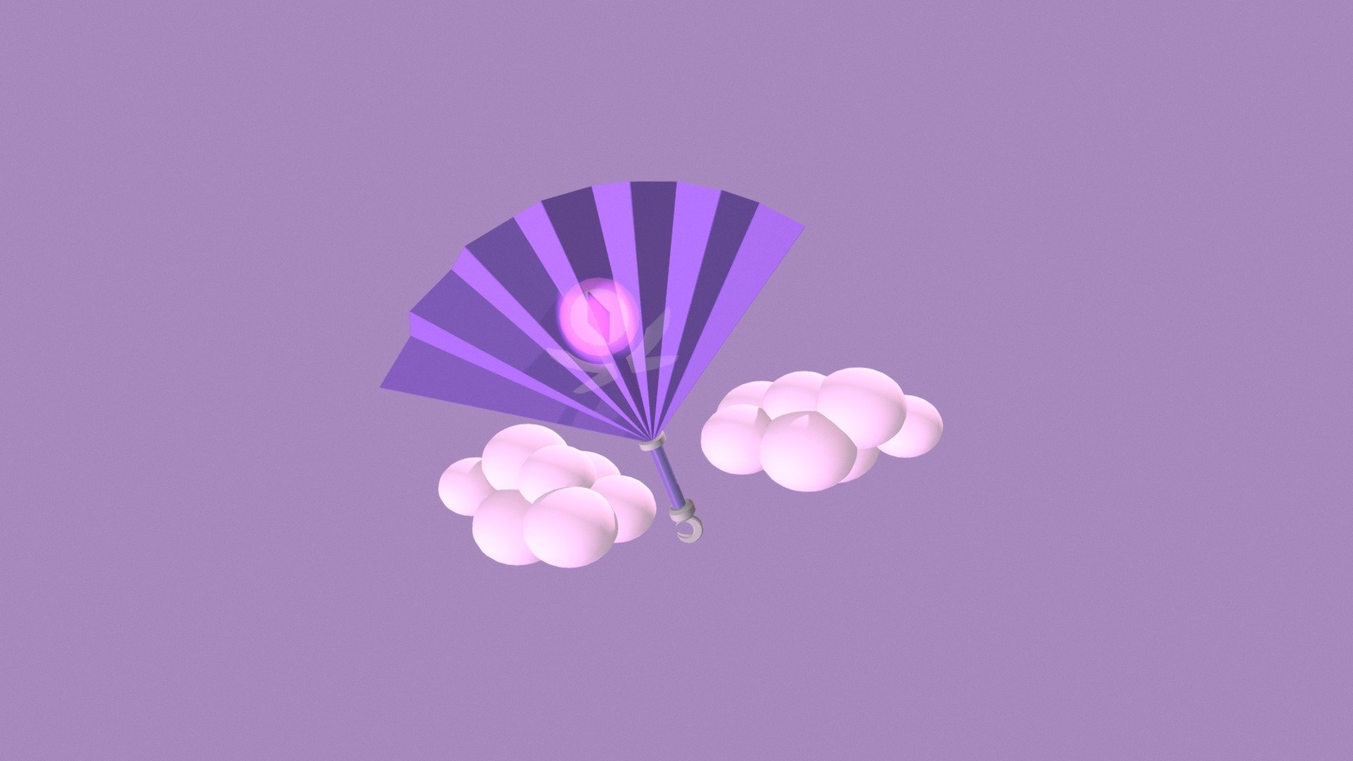 Fan Wand - Download Free 3D model by IrinaLu [9cd142c] - Sketchfab