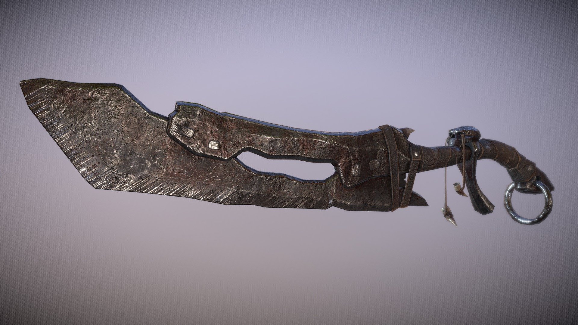 Orc's sword - 3D model by Oleh (@oleg.sytnikov) [9cd1682] - Sketchfab