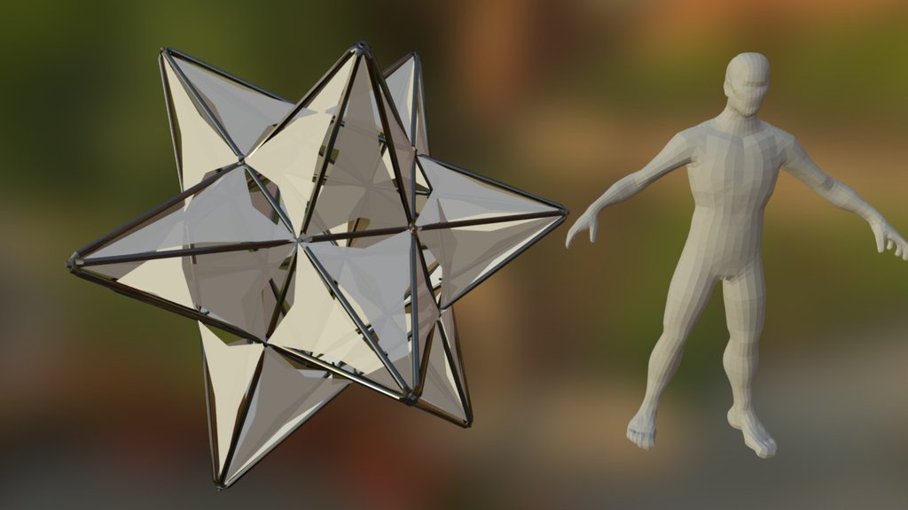 Small Geodesic Star - Download Free 3D model by Brian Korsedal ...