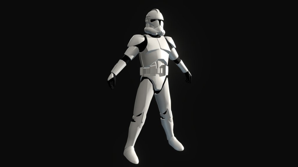 Clone Armor Suit Lowpoly - 3D model by ashuradx [9cd3175] - Sketchfab