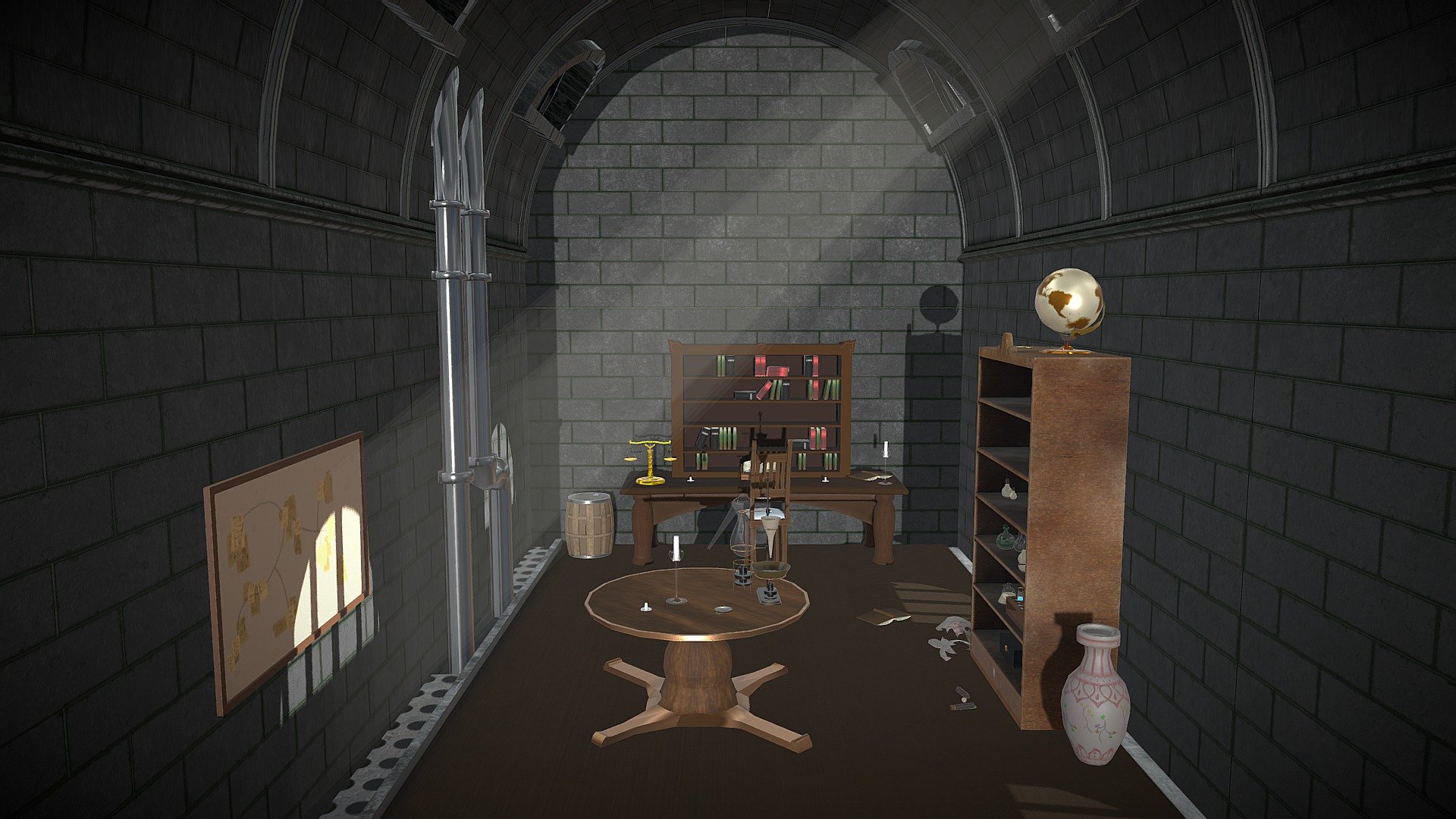 Early stage : Alchemy Lab Inside Textures - 3D model by Sophietjeeee ...