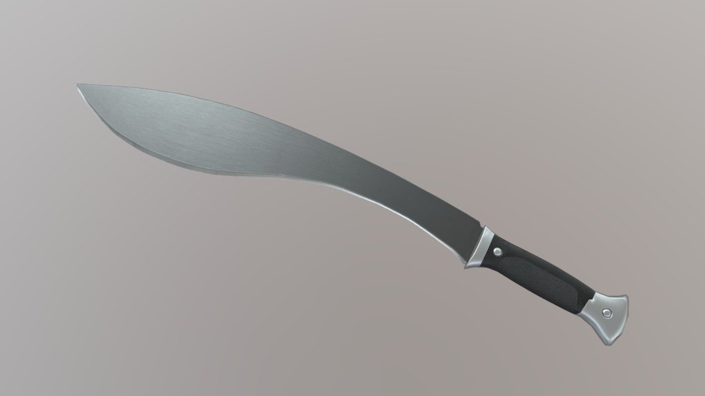 Modern Machete - Clean - 3D model by vegu (@iamvegu) [9cd3fb9] - Sketchfab