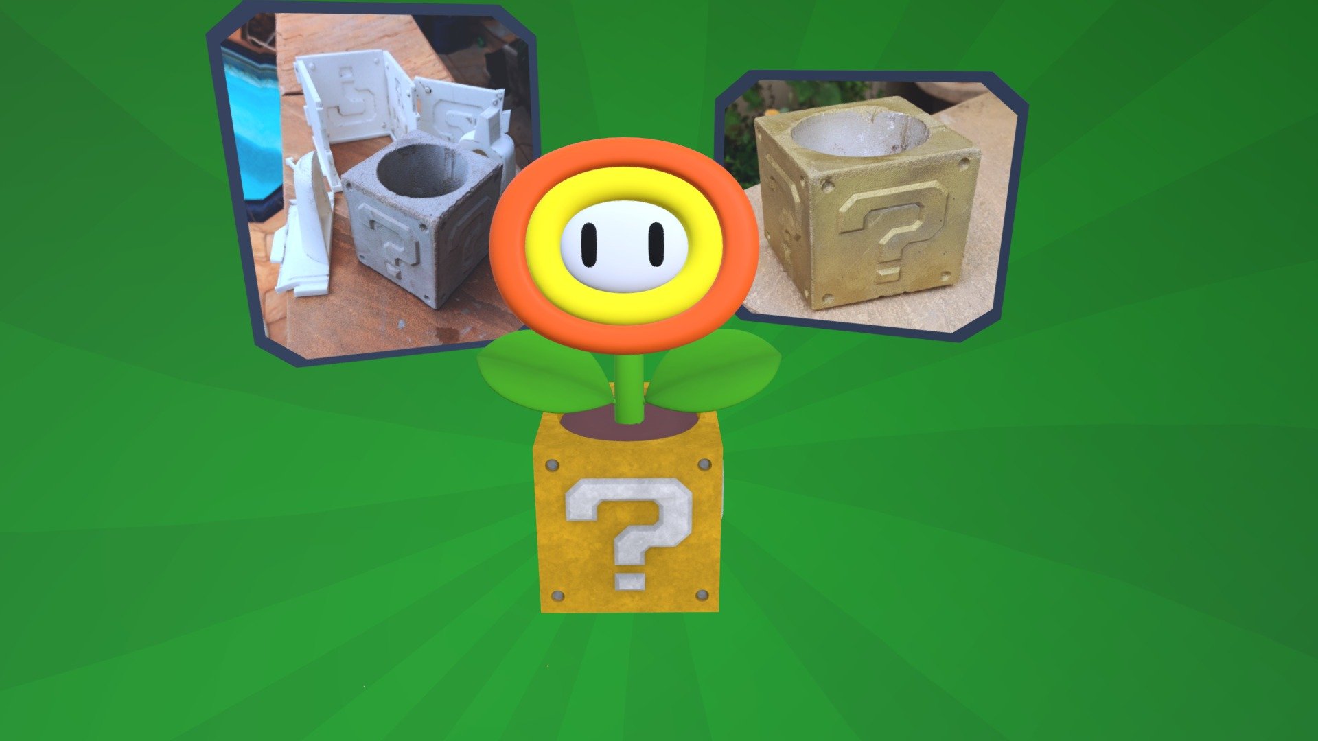 Block Mario - Concrete Vase - Buy Royalty Free 3D model by Matheus ...