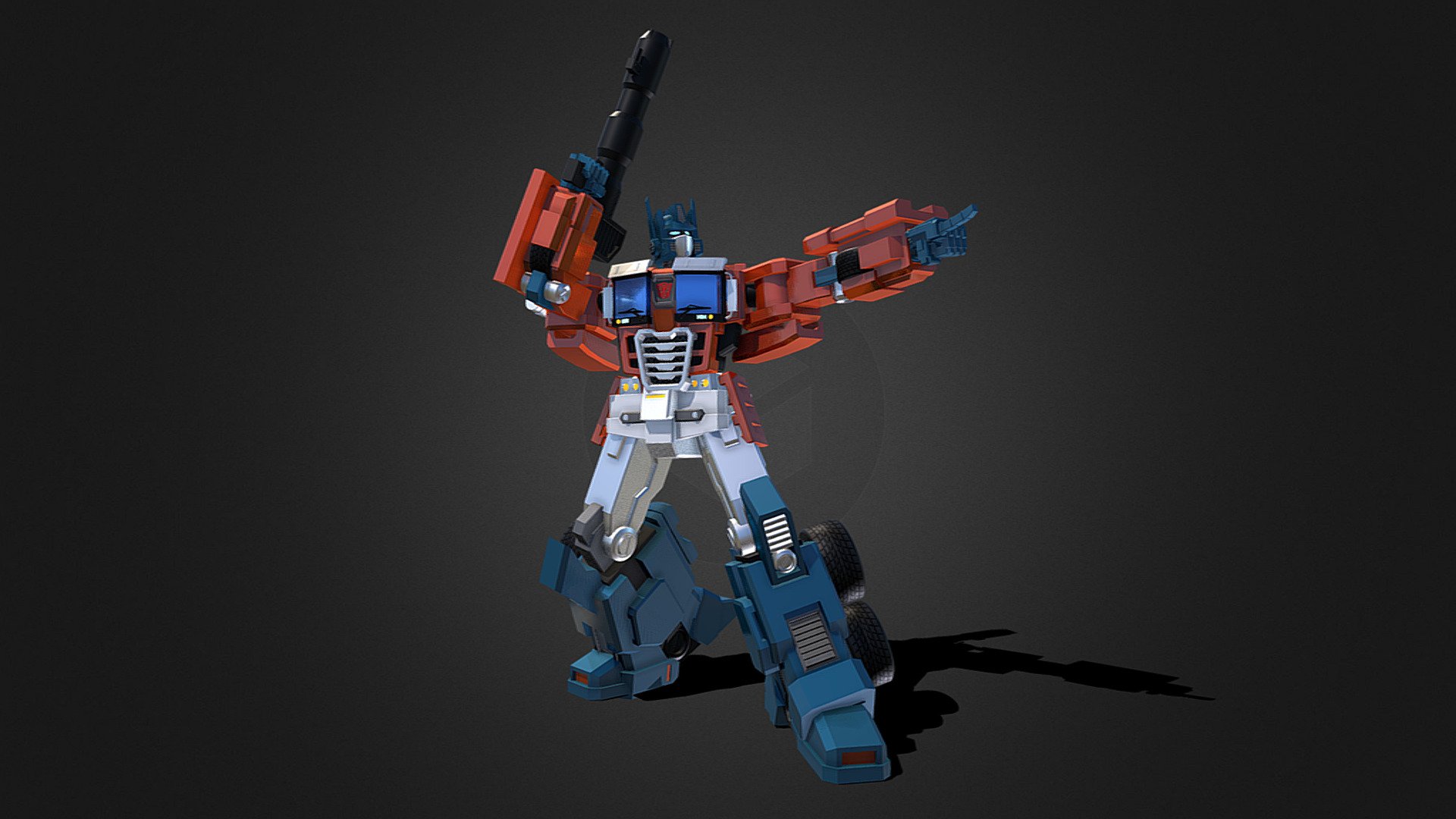IDW Optimus Prime - 3D model by UTF2005 [9cd599f] - Sketchfab