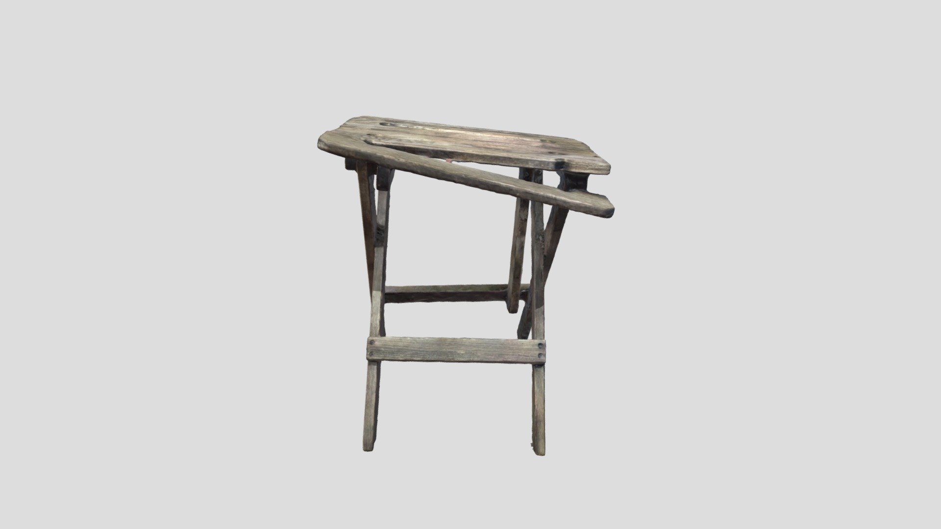 A broken wooden deck table - Download Free 3D model by scbenoit ...
