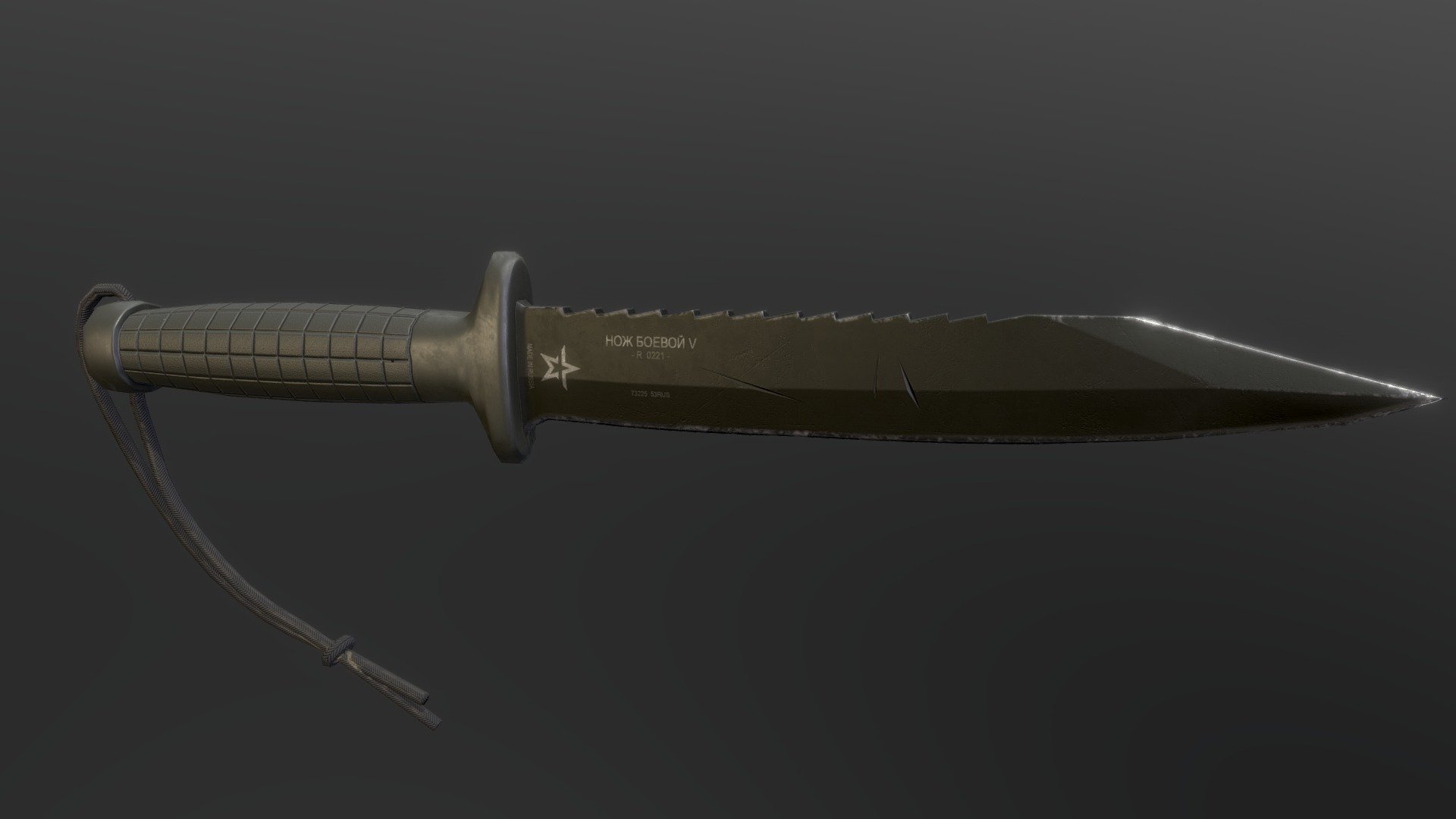 Combat Knife - Download Free 3D model by fluffyw0lf [9cd7305] - Sketchfab