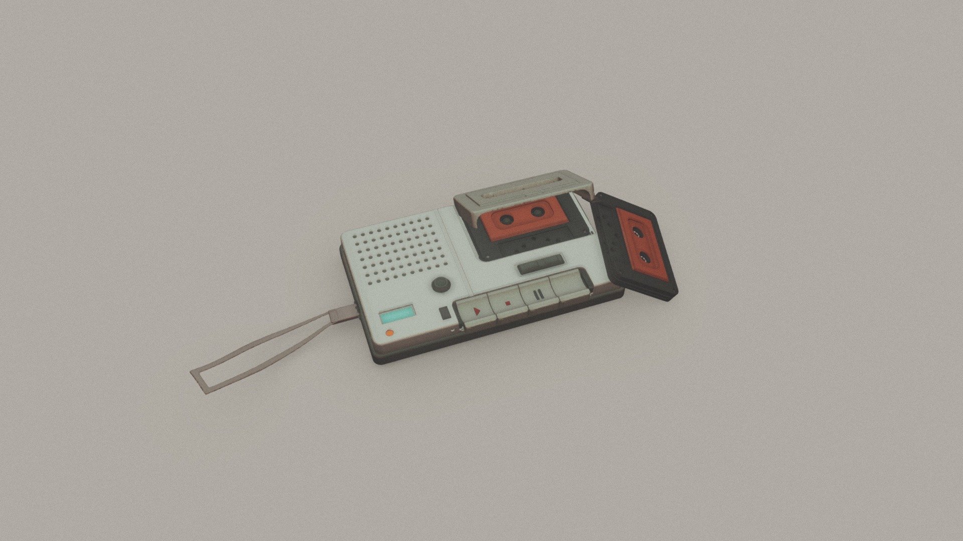 Cassette player! - 3D model by Yan Hao (@yamfufu) [9cd8128] - Sketchfab